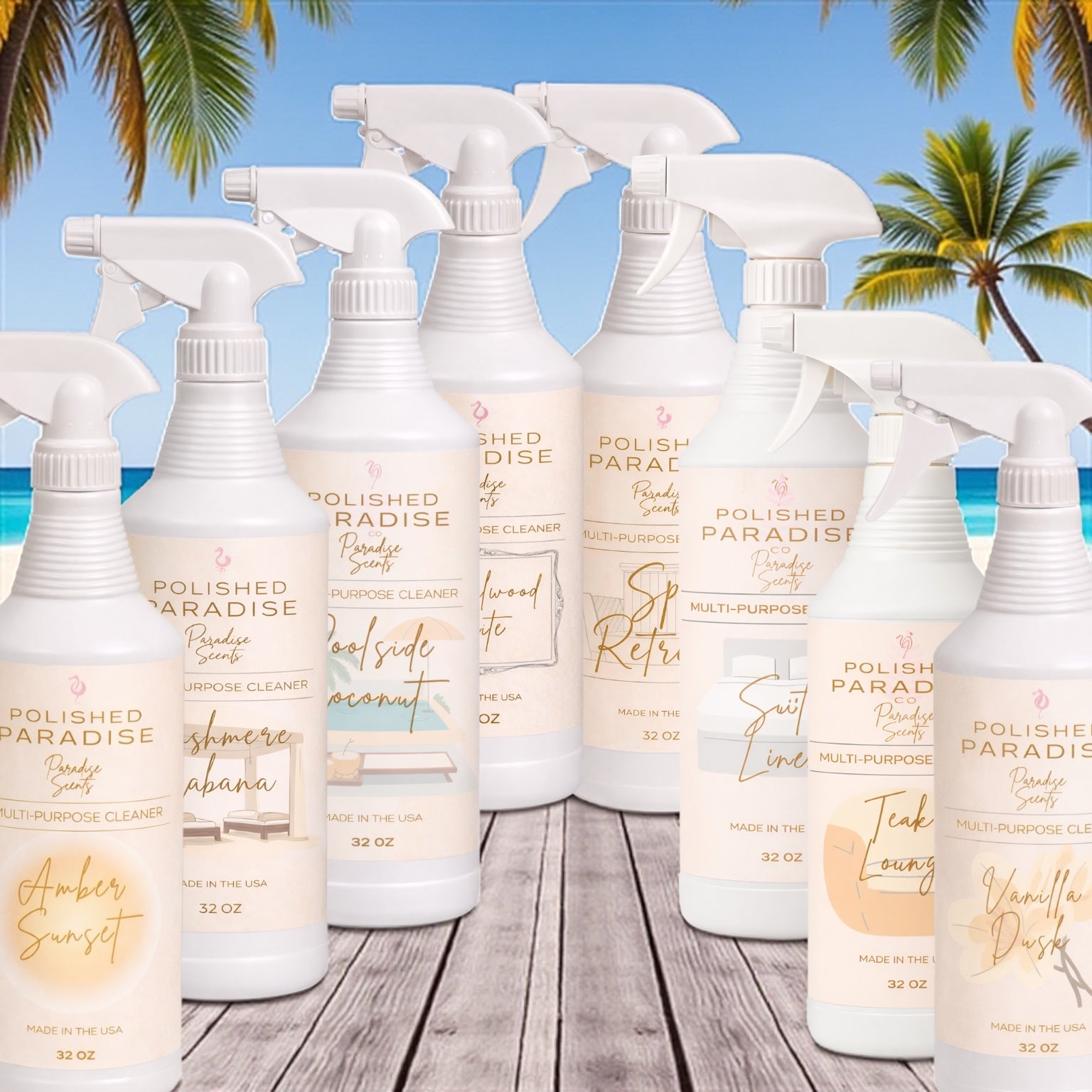 Polished Paradise Co Paradise Scents Resort Collection Tropical Scente